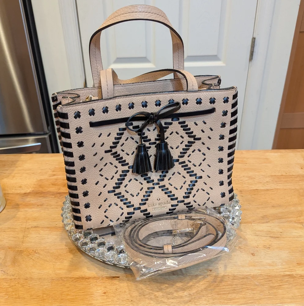 kate spade | Bags | Kate Spade New York Hayes Street Isobel Woven Small ...